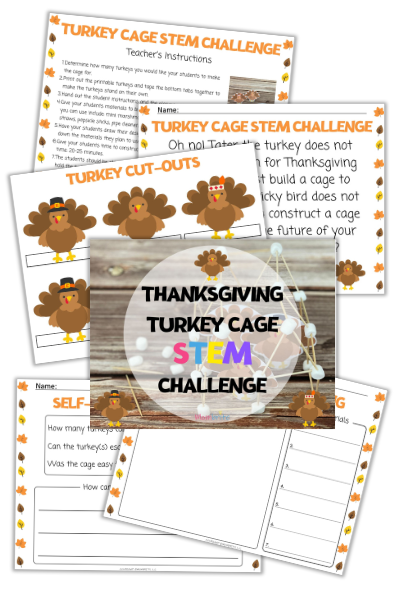 Thanksgiving Turkey Cage STEM Challenge – Mombrite